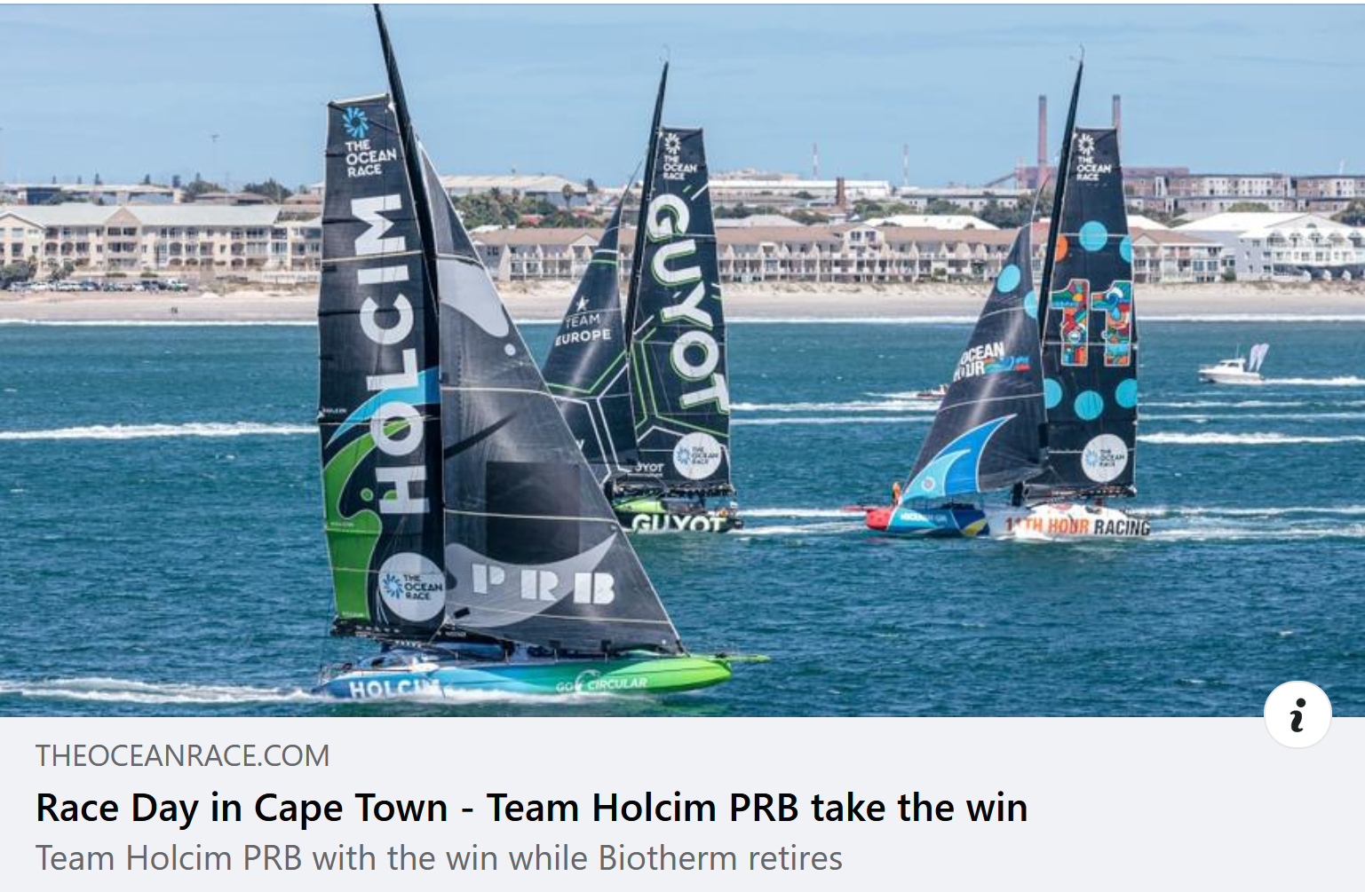 The Ocean Race 2023 - Friday 24.02.2023 - Cape Town - Holcim wins the ...