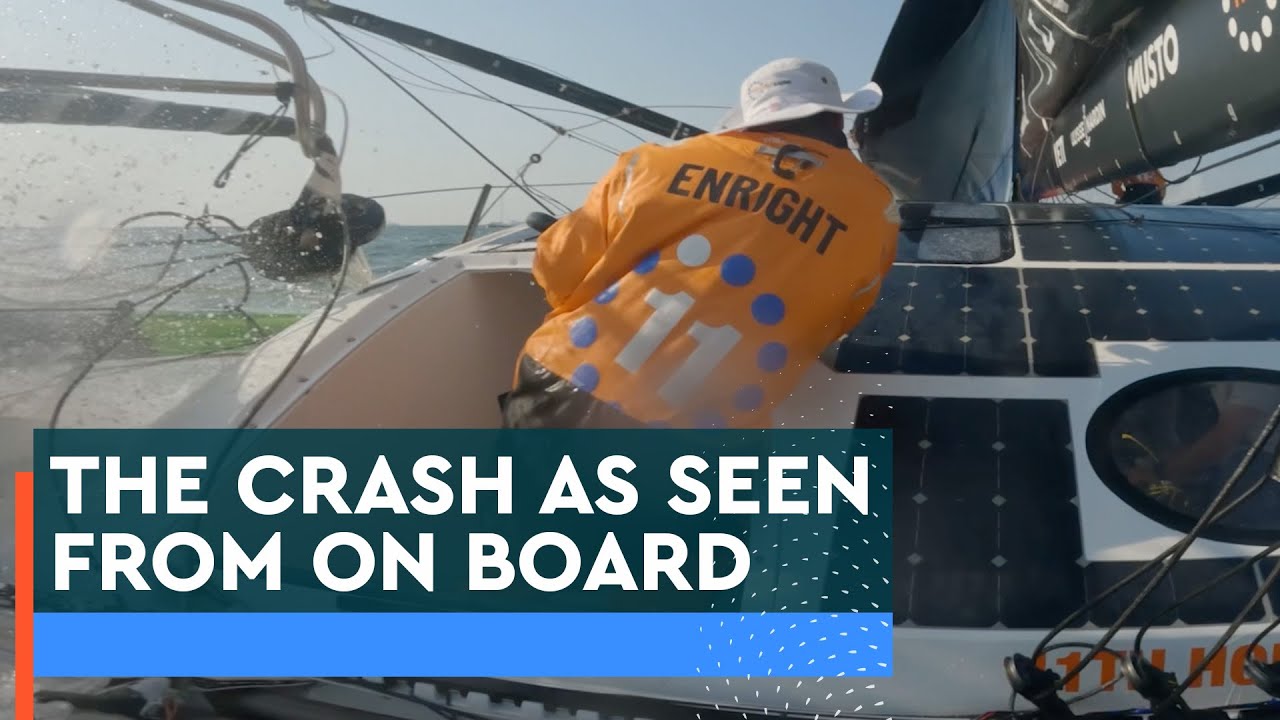 The Crash as seen from On Board • Regatta-Forum.de